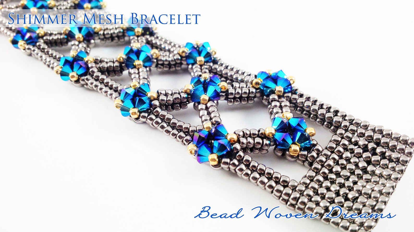 Shimmer Mesh Bracelet Tutorial: PDF Instructions - Etsy