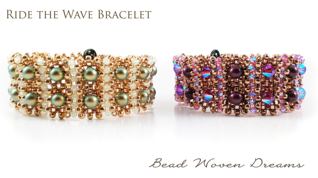 Ride the Waves Bracelet Tutorial: PDF and Video Instructions - Etsy