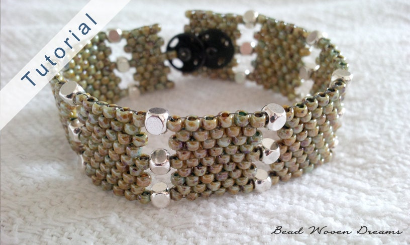 Beaded Chain Mesh Bracelet Tutorial - Etsy