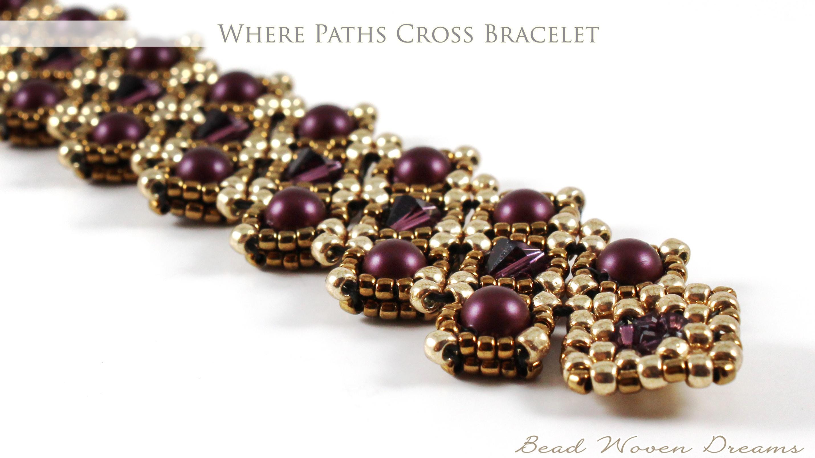 Where Paths Cross Bracelet Tutorial: PDF and Video Instructions - Etsy