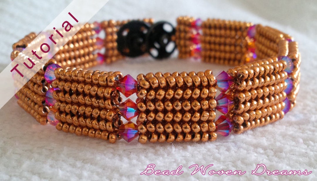 Firdousa Bracelet Tutorial: PDF and Video Instructions - Etsy