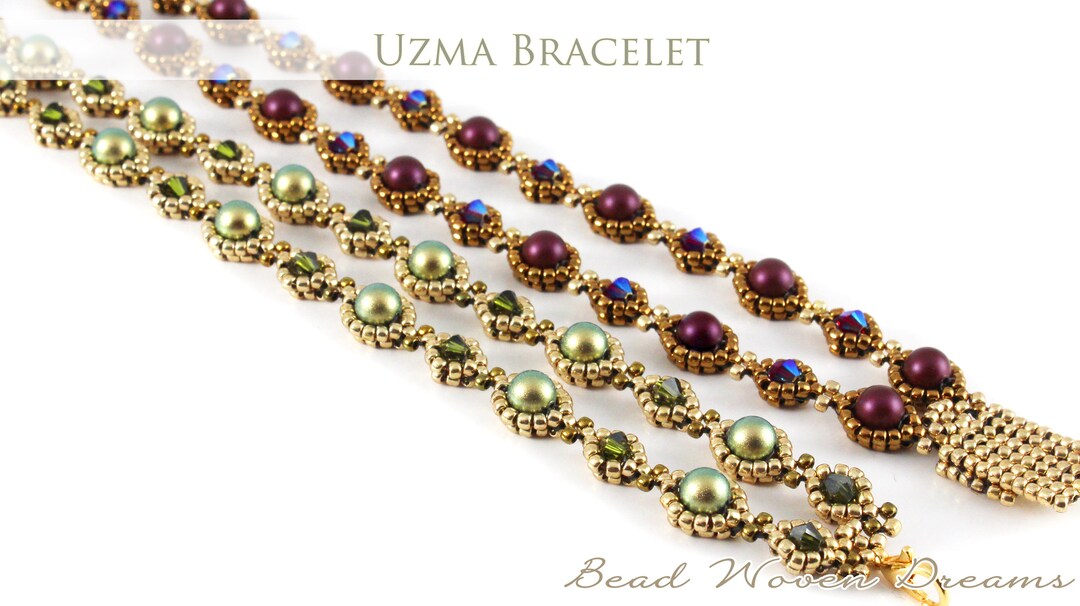 Uzma Bracelet Tutorial: PDF and Video Instructions - Etsy