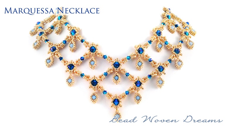 Marquessa Necklace Tutorial: PDF and Video Instructions - Etsy