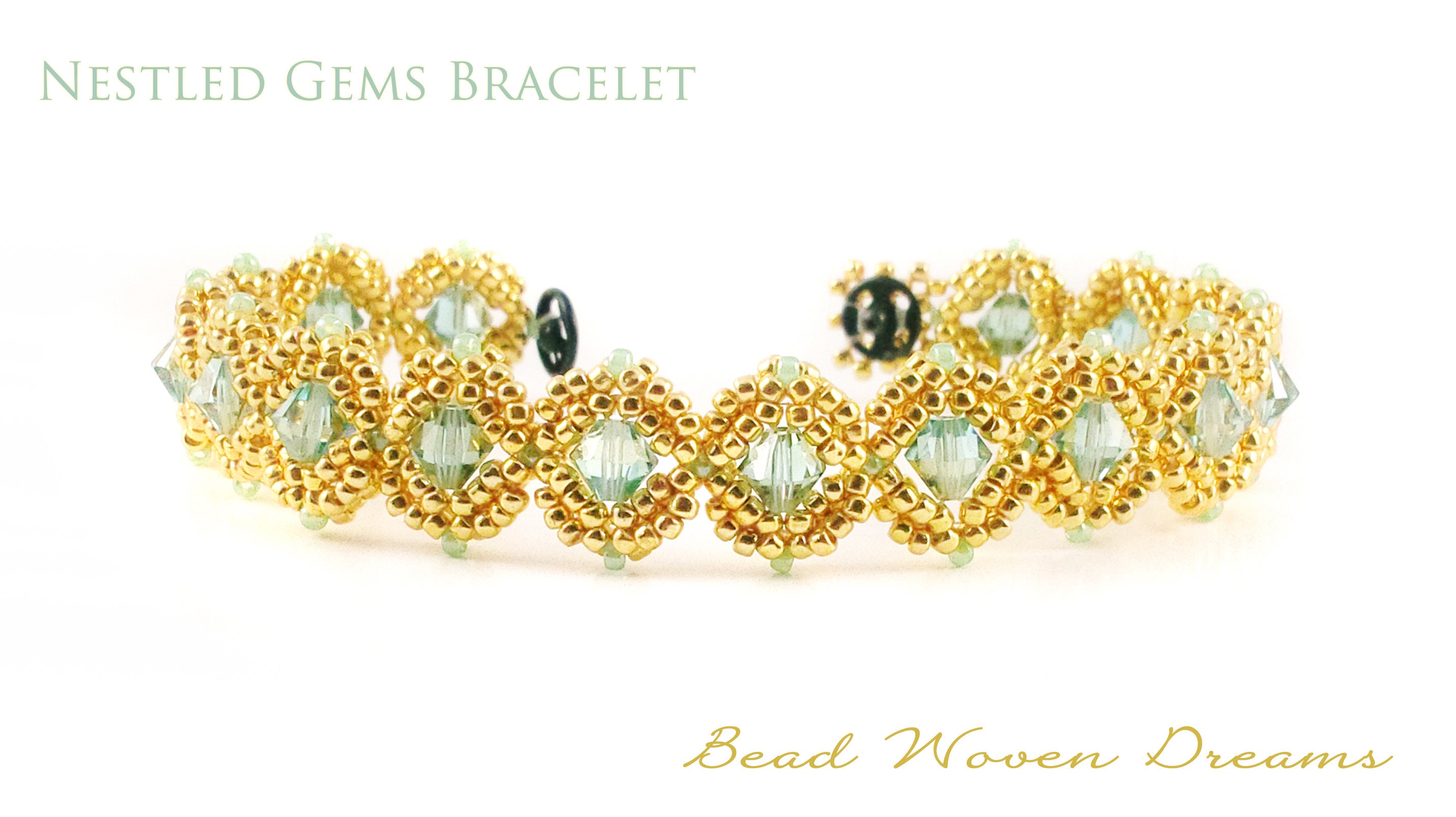 Nestled Gems Bracelet and Earring Tutorial: PDF and Video - Etsy