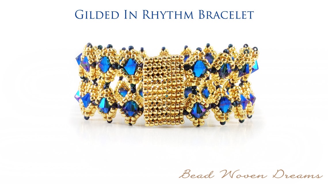 Gilded in Rhythm Bracelet Tutorial: PDF and Video Instructions | Etsy