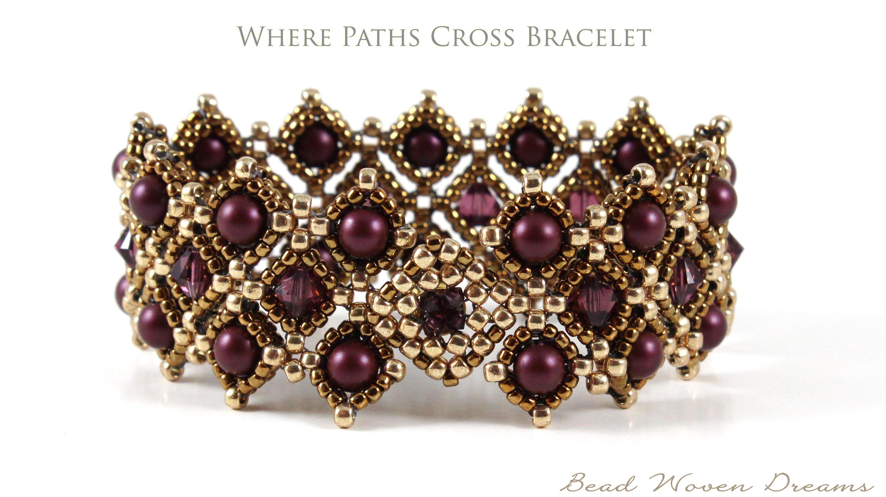 Where Paths Cross Bracelet Tutorial: PDF and Video Instructions - Etsy