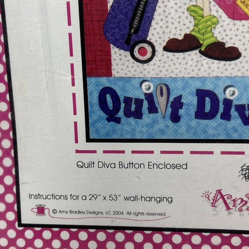 Amy Bradley Designs LC Quilt Diva 29 1/2 X 52 3/4 - Etsy