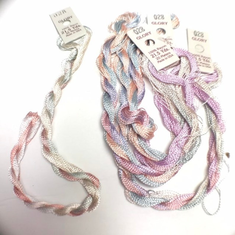 EDMAR Embroidery Thread Rayon Varigated and Solid Colors - Etsy