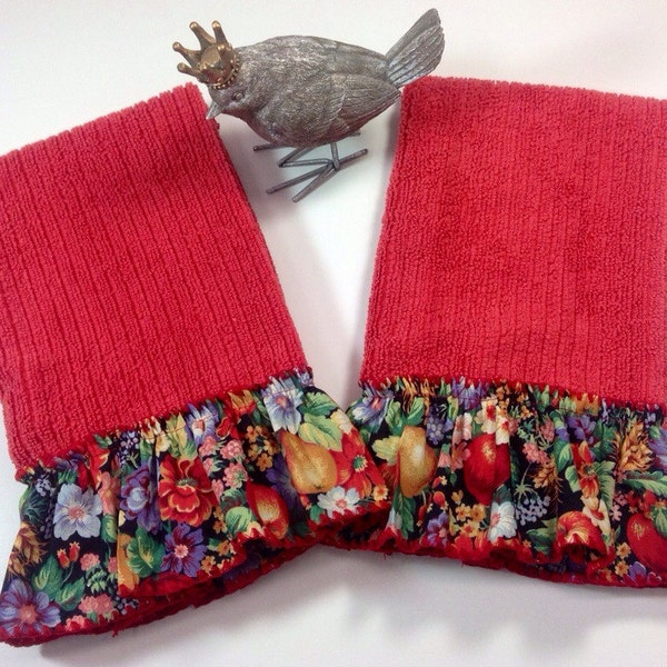 Ruffle Hand Towel - Etsy