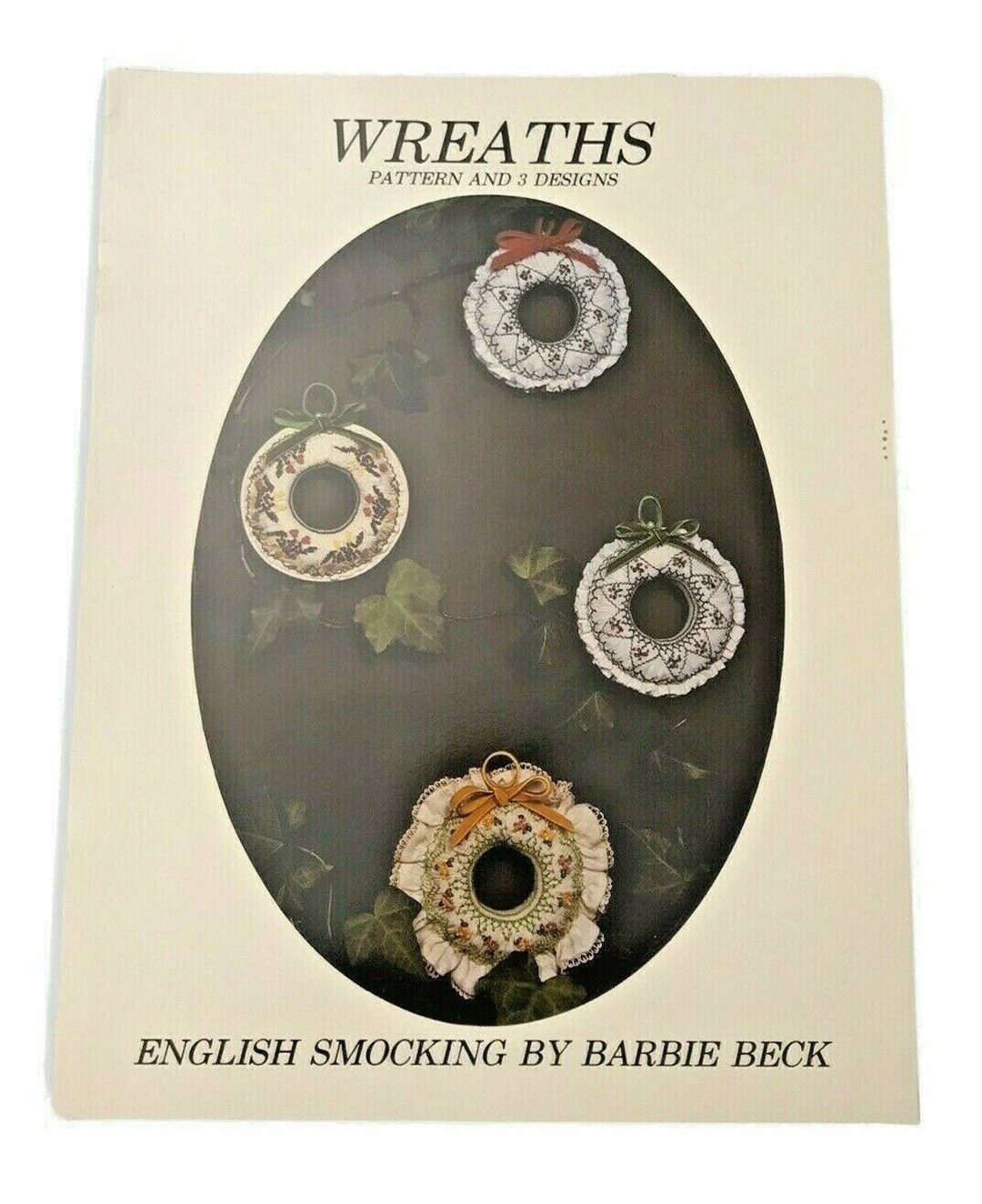 English Smocking Wreaths by Barbie Beck Vintage 1981 3 Designs - Etsy
