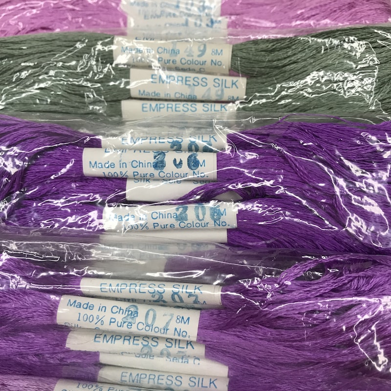 Silk Embroidery Thread - Etsy