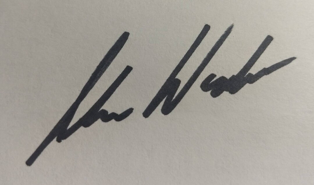 Signed John Wooden Basketball Coach Hofer 3x5 Card! Authentic Legend ...