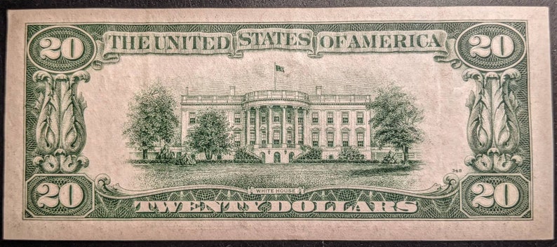 1934 Higher Grade Federal Reserve Cleveland Twenty Dollar Bill | Etsy