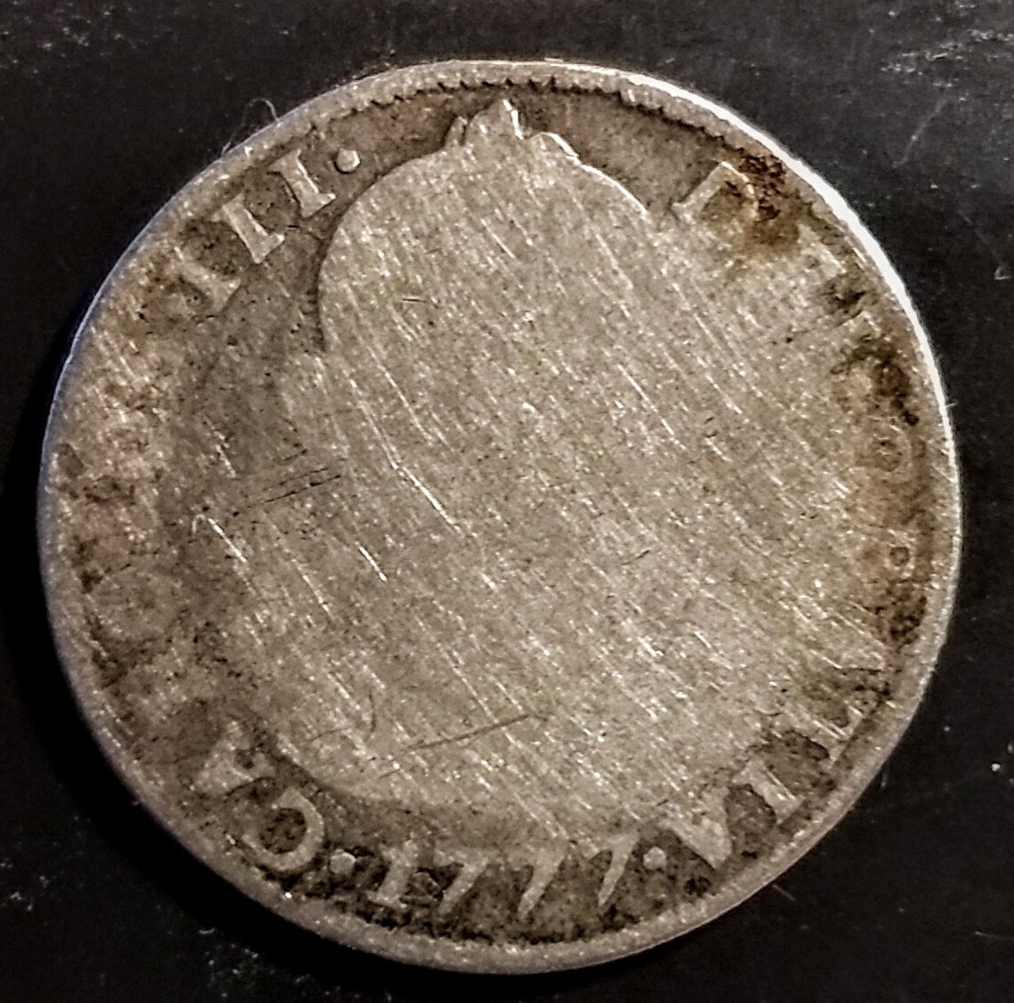 Colonial 1777 Peru Spain Colony 2 Reales Coin Spain Silver - Etsy