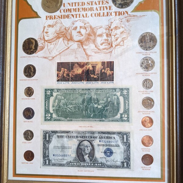 Currency Display Frame - Etsy