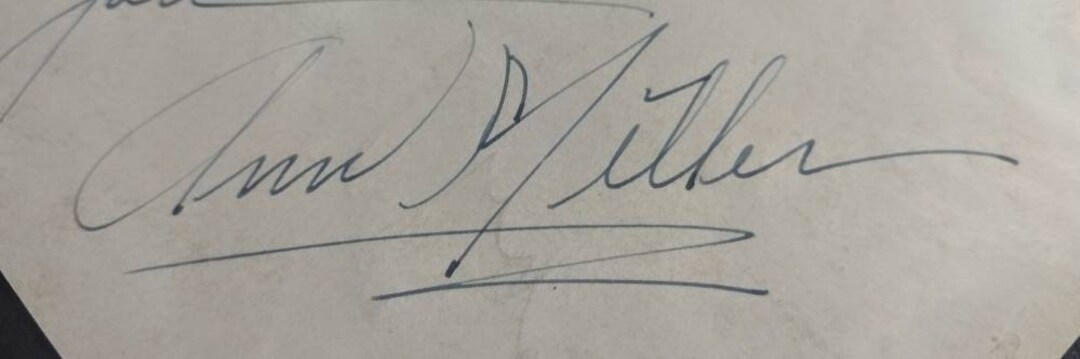 Double Signed Ann Miller Dorothy Lamour Album Page! Guaranteed ...
