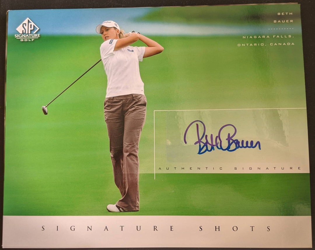 Signed Beth Bauer 8x10 Photo Card!authentic Autograph Ready for Framing ...