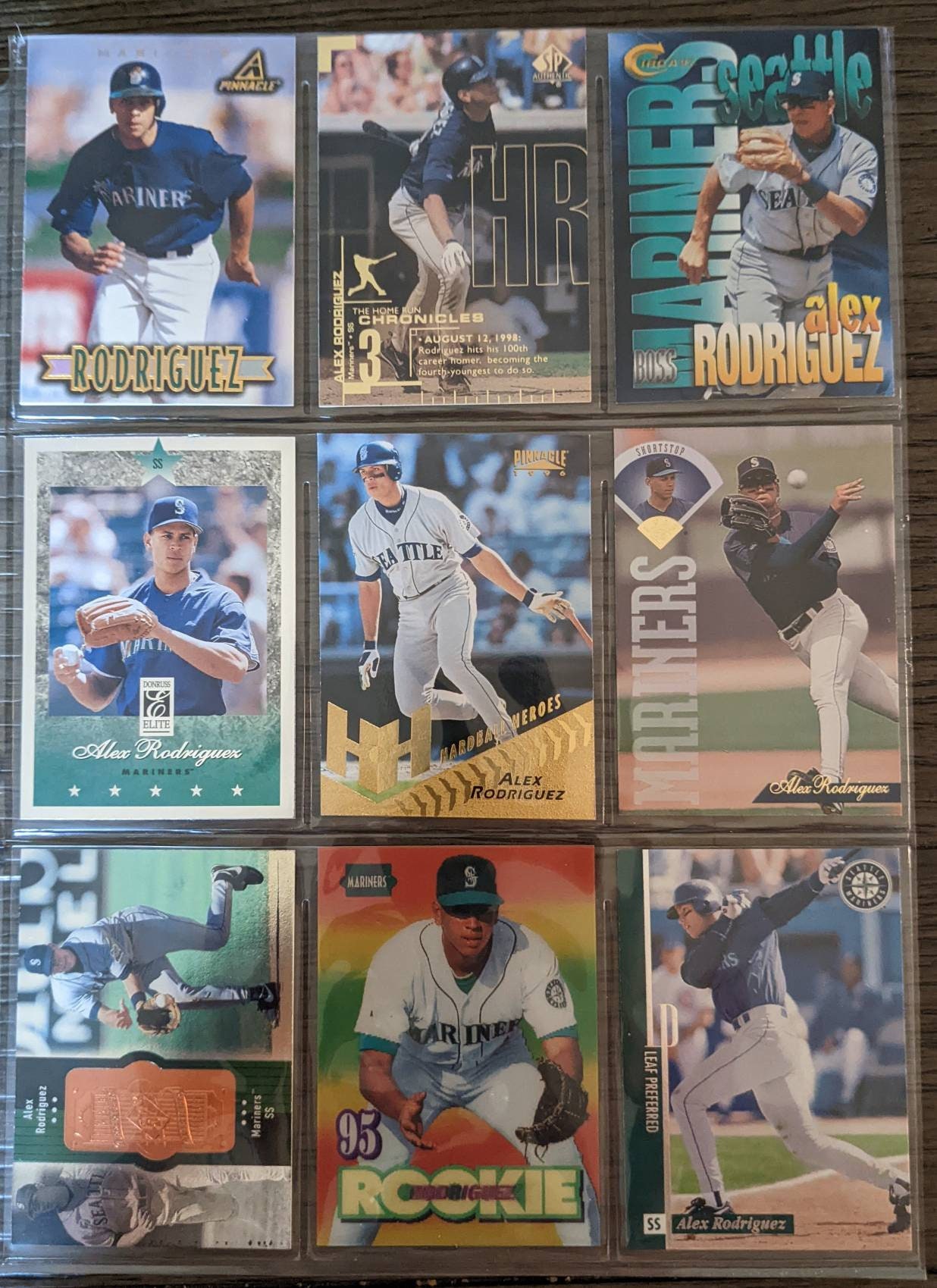 Alex Rodriguez Mariners Baseball Card