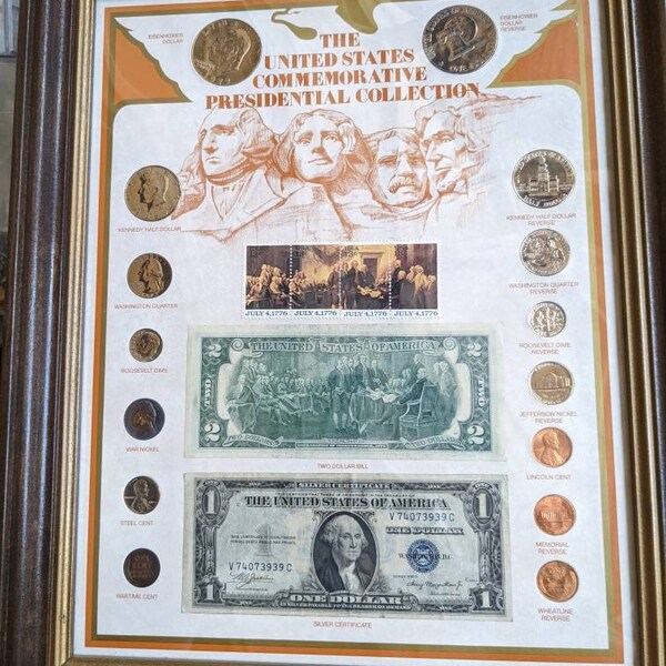 Currency Display Frame - Etsy