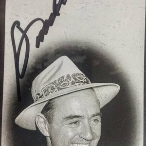 Signed Slammin Sammy Sam Snead! Guaranteed Authentic Autograph Antique ...