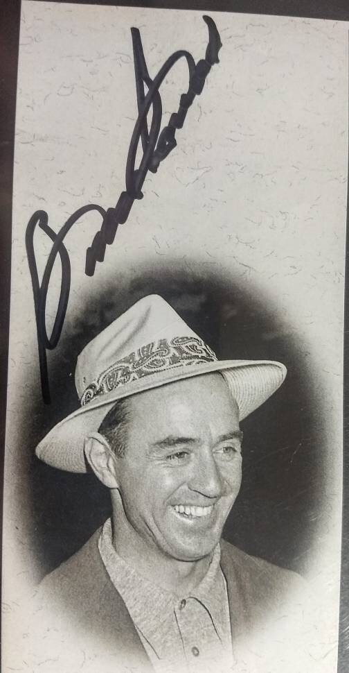 Signed Slammin Sammy Sam Snead! Guaranteed Authentic Autograph Antique ...