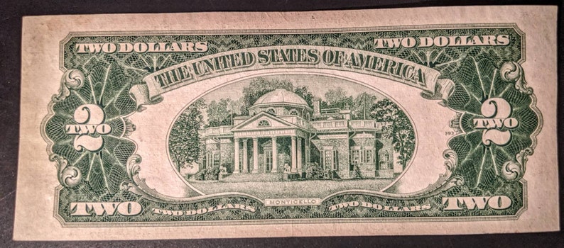 1953A Higher Grade 1940 Birth Note Two Dollar Bill Red Seal - Etsy