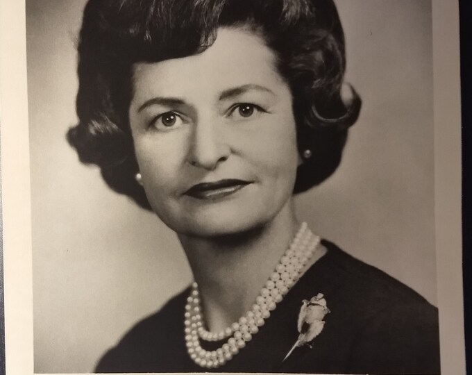 Vintage Lady Bird Johnson First Lady Lyndon Baines LBJ Signed Vintage ...