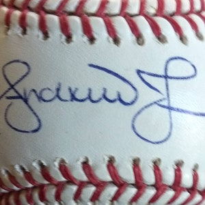 A Signed Andrew Jones Baltimore Oriole Arizona Diamondbacks Vintage ...