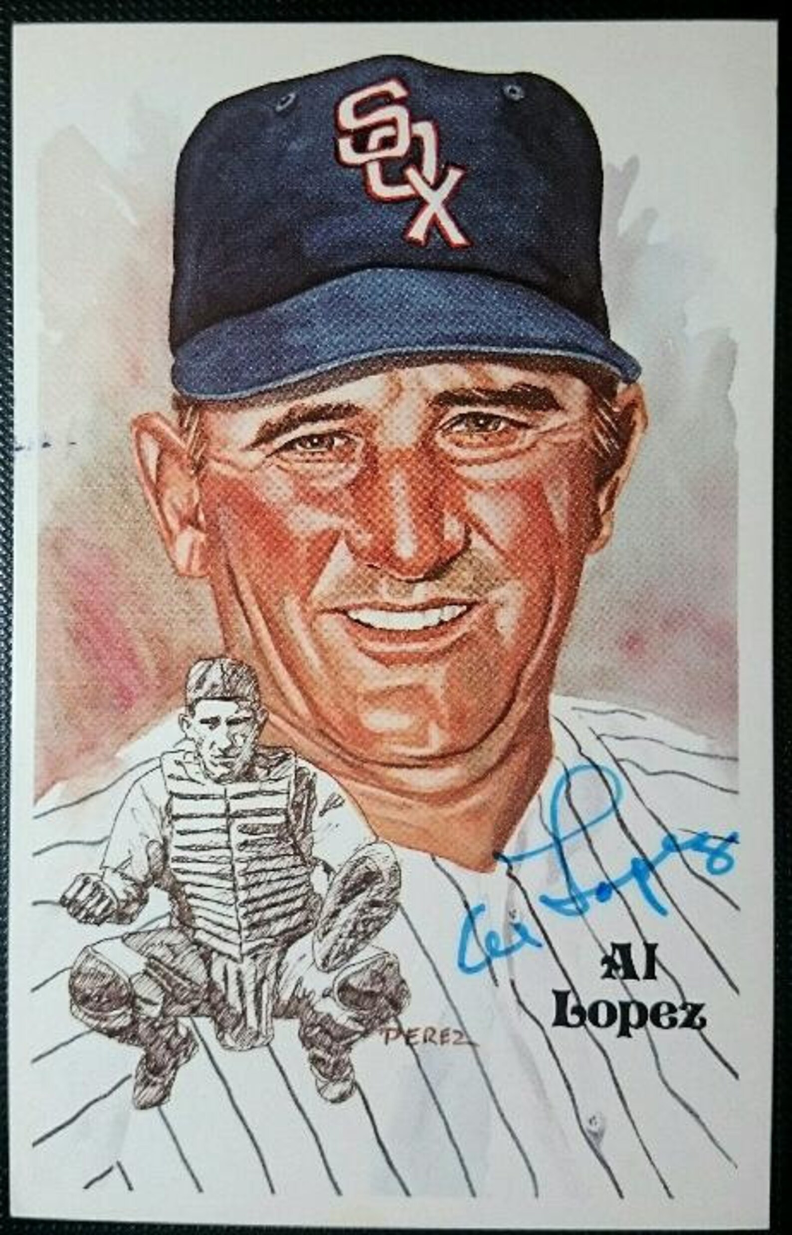 Signed Al Lopez Perez Steele Baseball Hall of Fame Postcard - Etsy