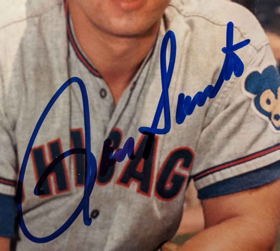 Ron Santo Vintage Autographed Major League Authentic Hall of - Etsy