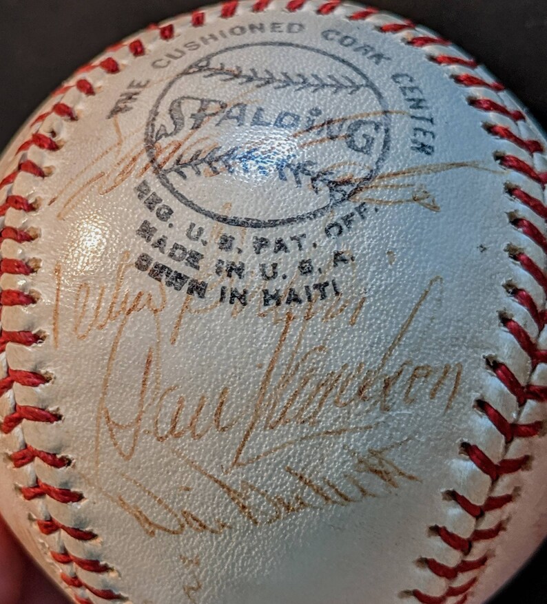 Rare Vintage Cincinnati Reds Signed Team Ball Autographed Tom Seaver ...