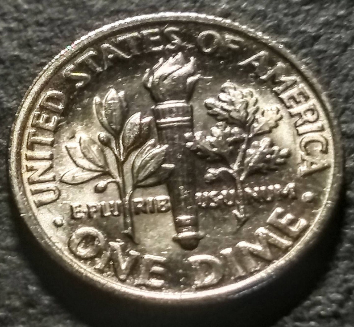 1981-D Higher Grade Vintage Clad Roosevelt Dime Ten Cent Fdr From Roll ...
