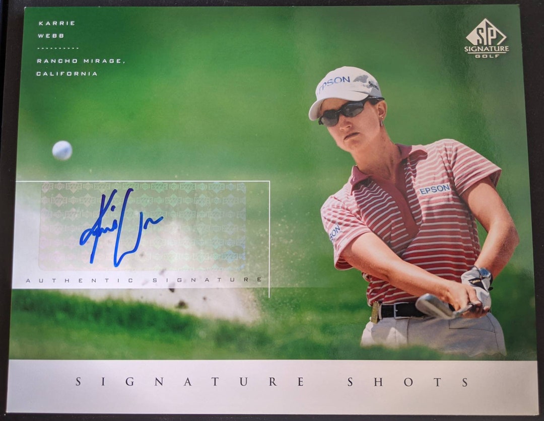Signed Karrie Webb 8x10 Photo Card!authentic Autograph Ready for ...