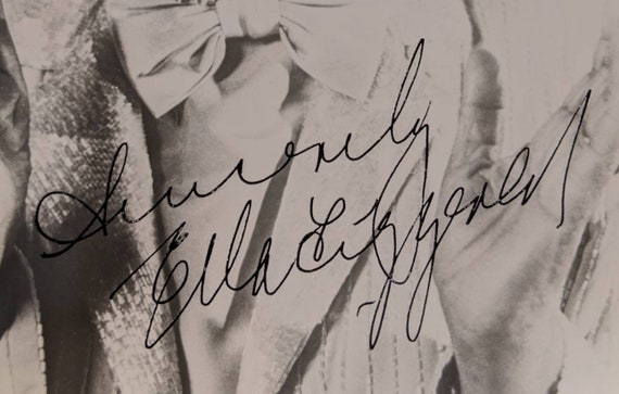 Ella Fitzgerald Signature