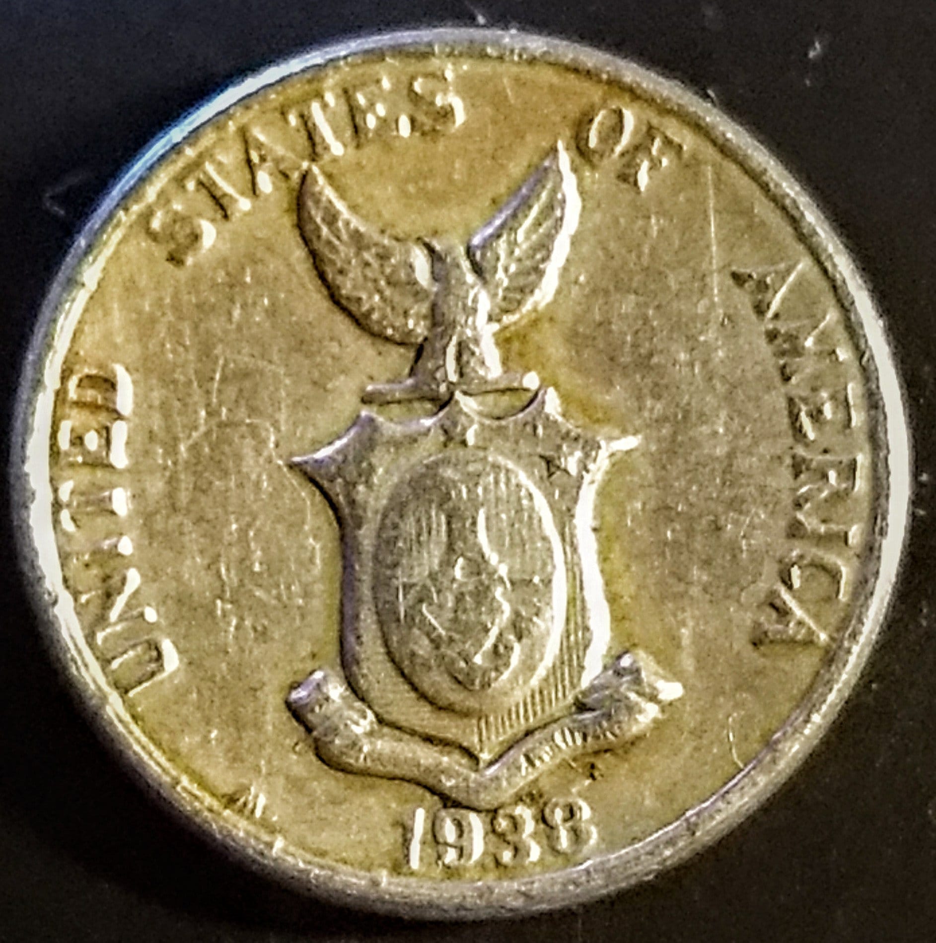 A 1938 Higher Grade Filipinas Five Centavos Philipines Coin United ...