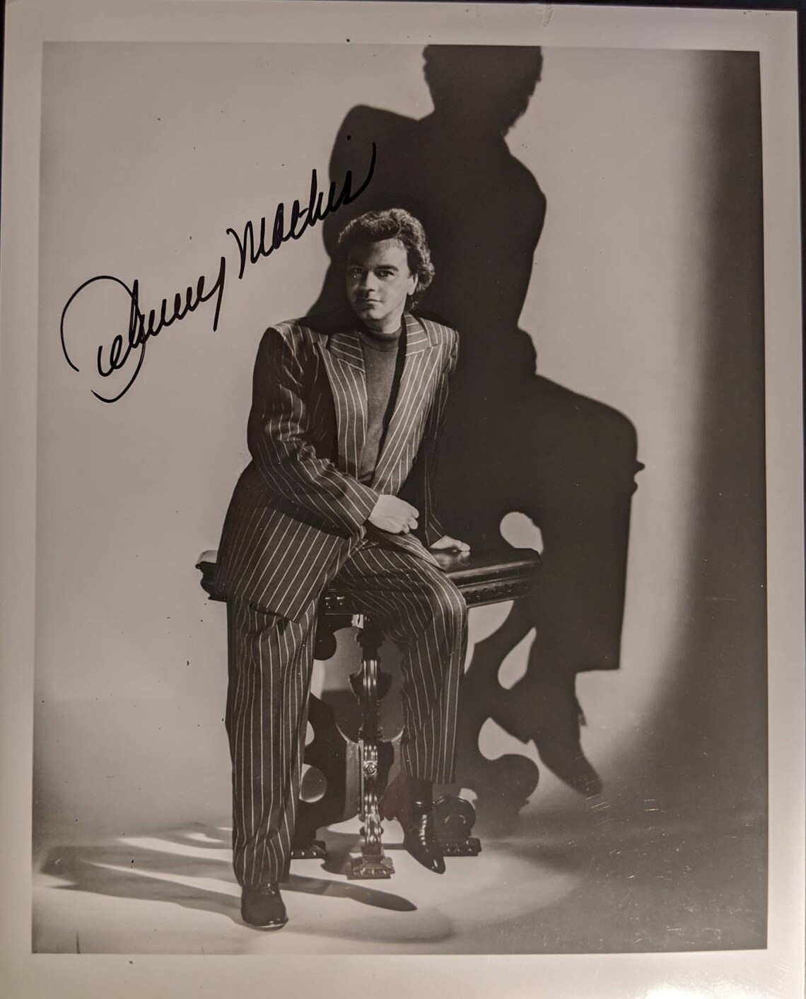 Vintage Johnny Mathis Singer Signed 8x10 Autographed Classic - Etsy