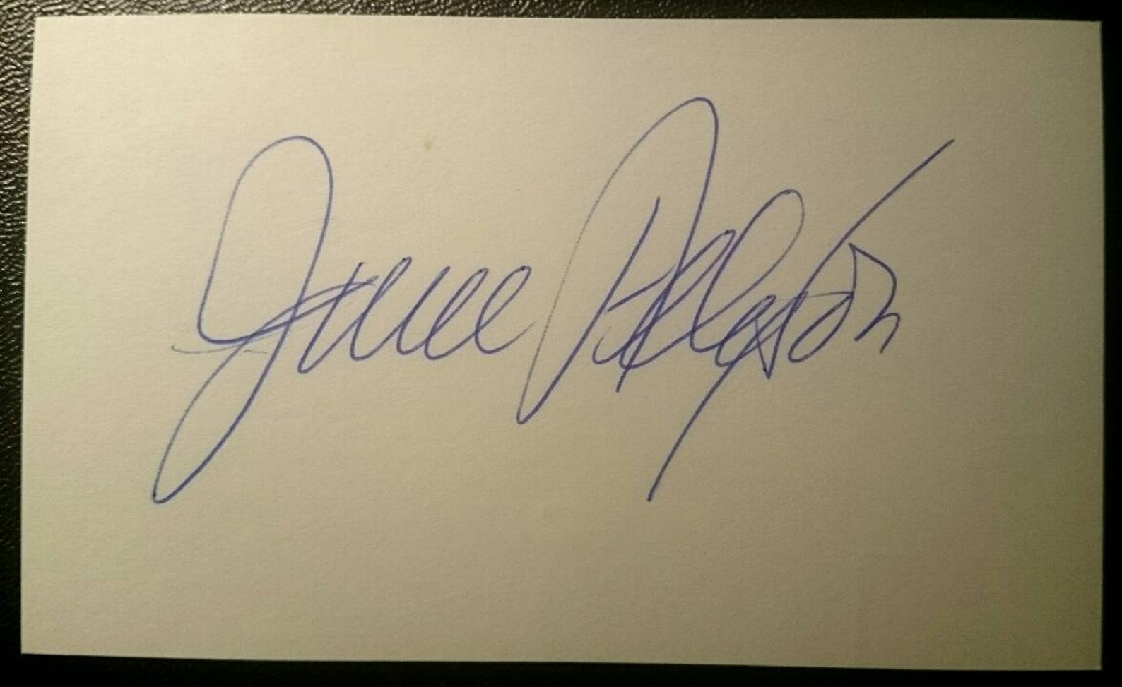 Signed June Allyson 3x5 Card! Guaranteed Authentic Autograph Antique ...