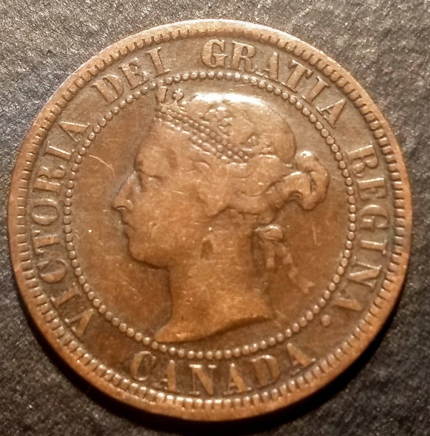 1886 Queen Victoria Large One Cent Canada Nicer Grade Coin Old - Etsy UK