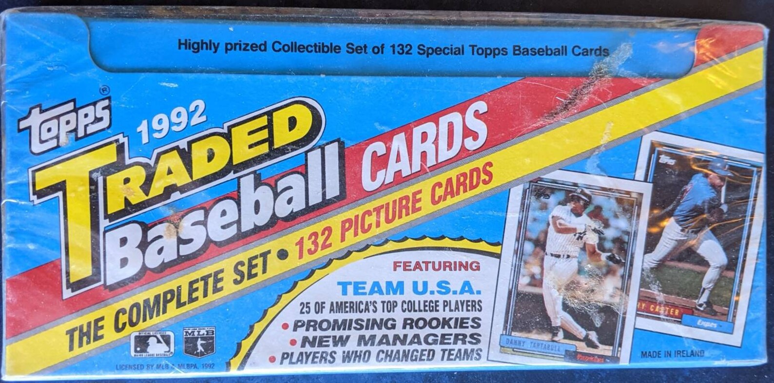 Vintage 1992 Topps Traded Baseball Factory Sealed Box Great Etsy Vintage 1992 Topps Traded Baseball Factory Sealed Box Great Etsy