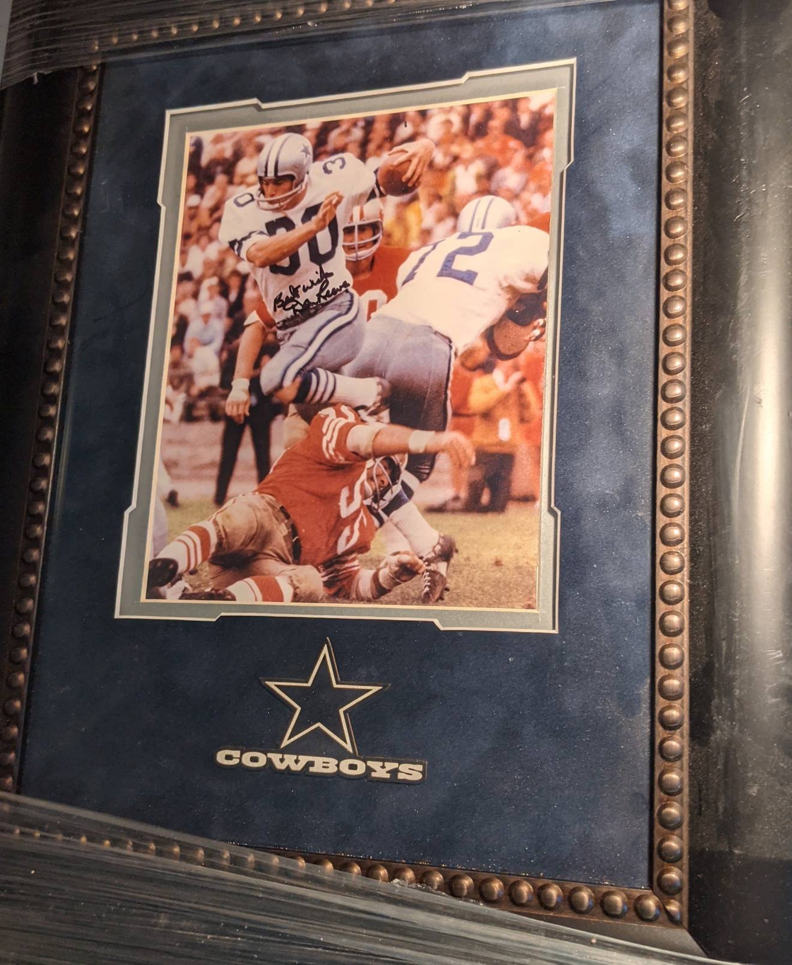 Dan Reeves 16x20 Framed and Matted Signed Vintage Autographed - Etsy