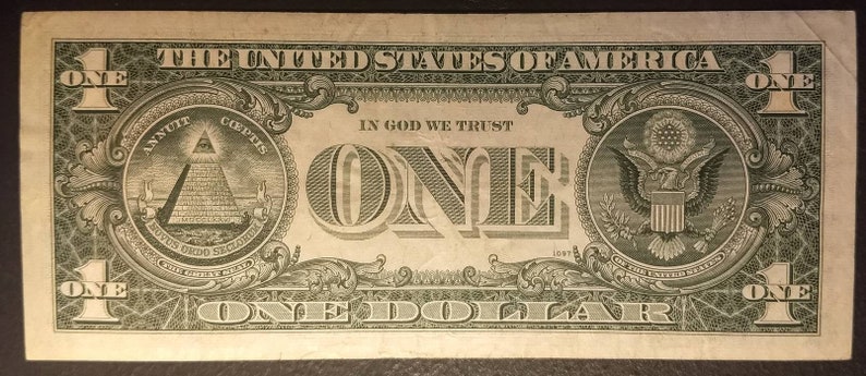 Vintage 1963-dsolid Grade Circulated Note One Dollar Bill - Etsy