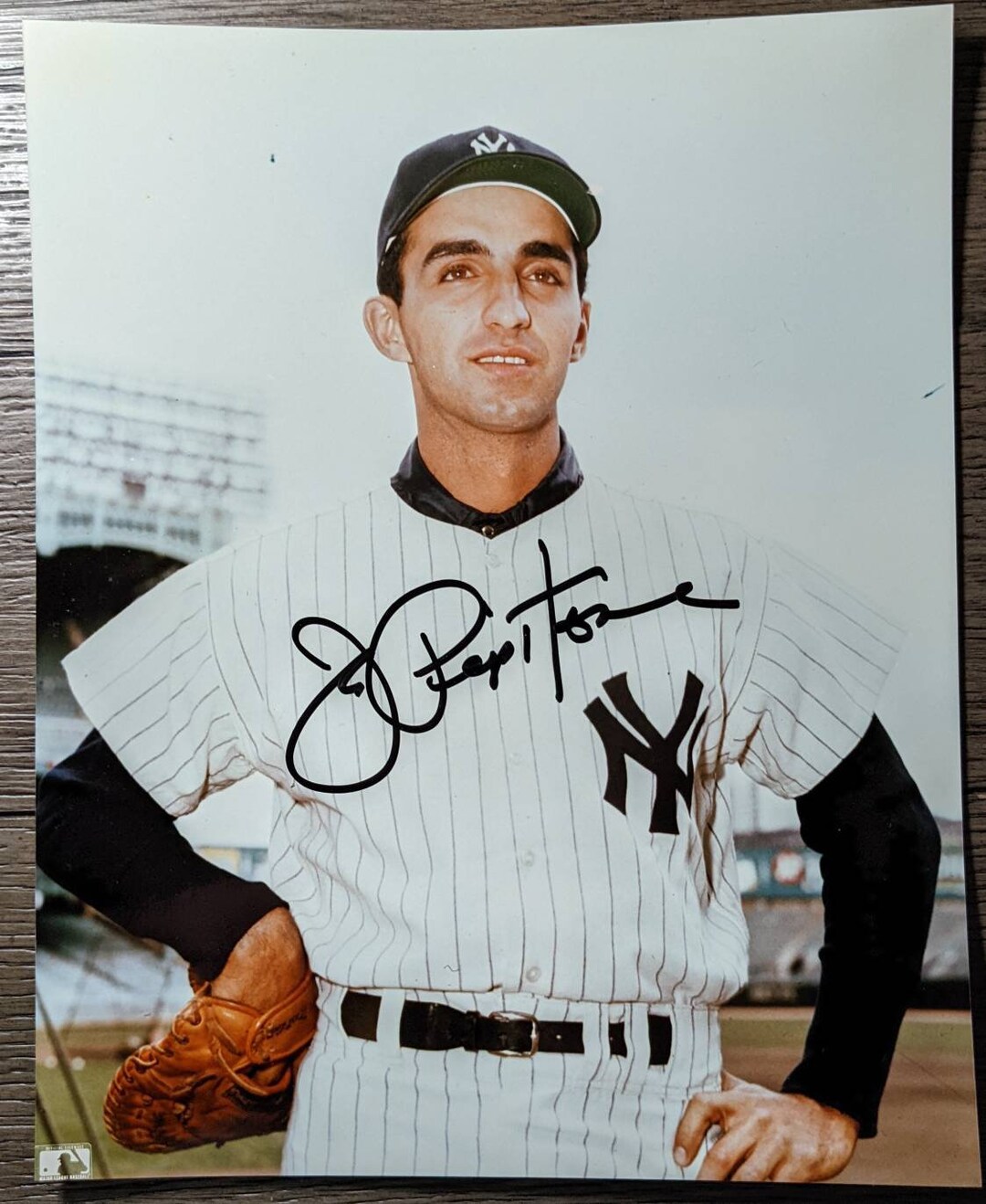 Joe Pepitone Vintage New York Yankee Great Autographed Major League ...