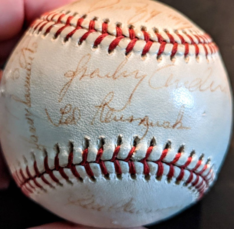 Rare Vintage Cincinnati Reds Signed Team Ball Autographed Tom Seaver ...