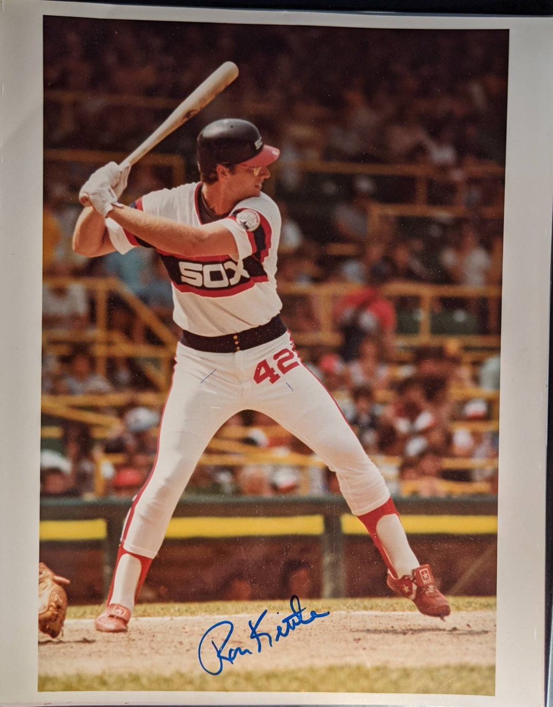 Ron Little Chicago White Sox Vintage Autographed Major League Authentic ...