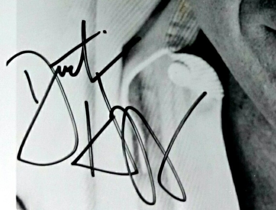 Vintage Autographed Dustin Hoffman Signed 8x10 Classic Black and White ...