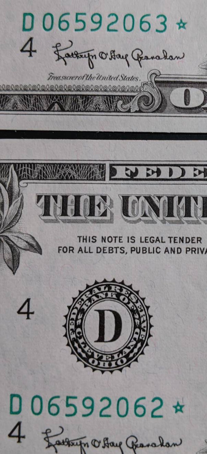 Rare Pair of 1963 A Star Notes Uncirculated Crisp Consecutive - Etsy