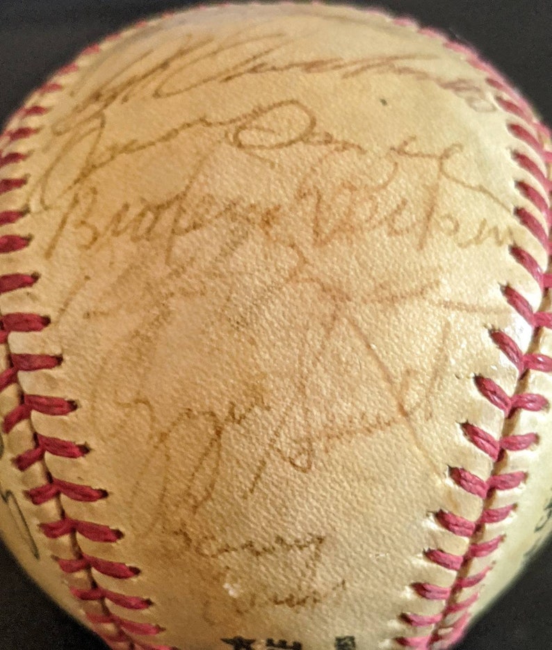 Rare Vintage San Diego Padres Signed Team Ball Autographed - Etsy