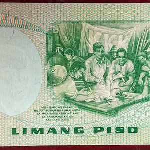 Vintage Uncirculated 1949 Republika NG Philipinas Limang 5 Piso ...