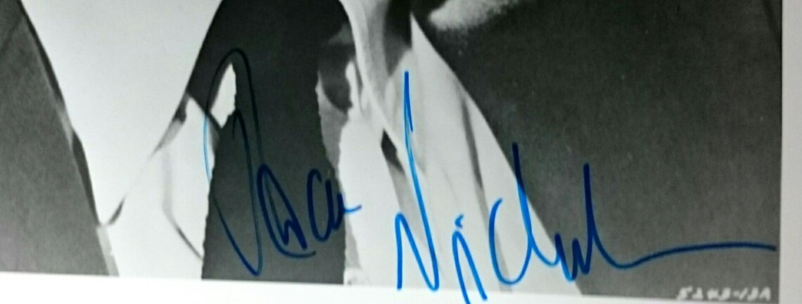 Vintage Autographed Jack Nicholson Signed 8x10 Classic Black - Etsy