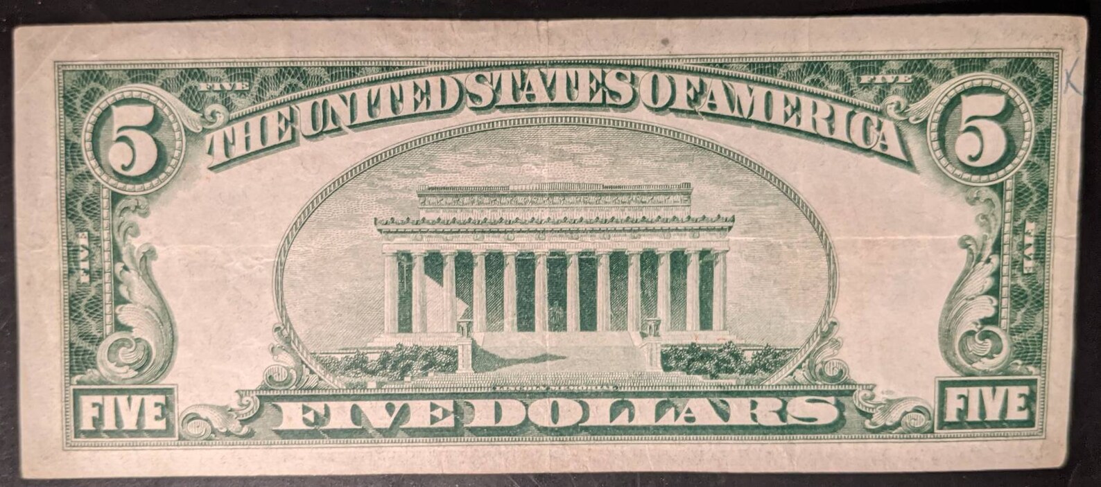 1928A Vintage Nice Circulated Solid Five Dollar Bill Roaring - Etsy